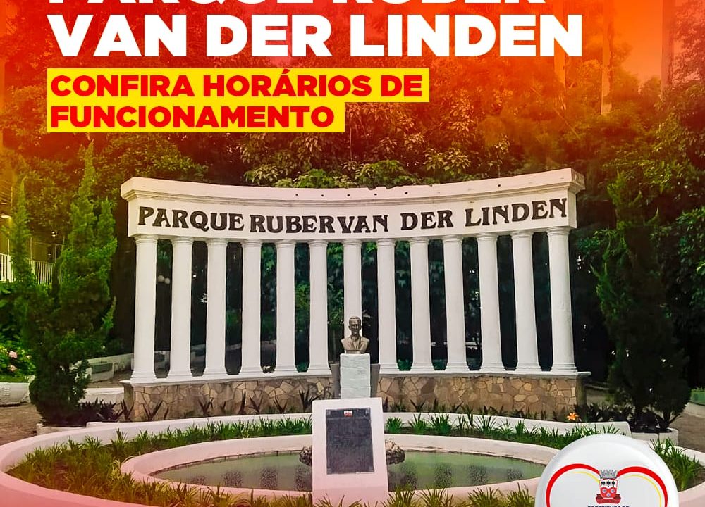 Confira os horários de funcionamento do Parque Ruber Van Der Linden ...